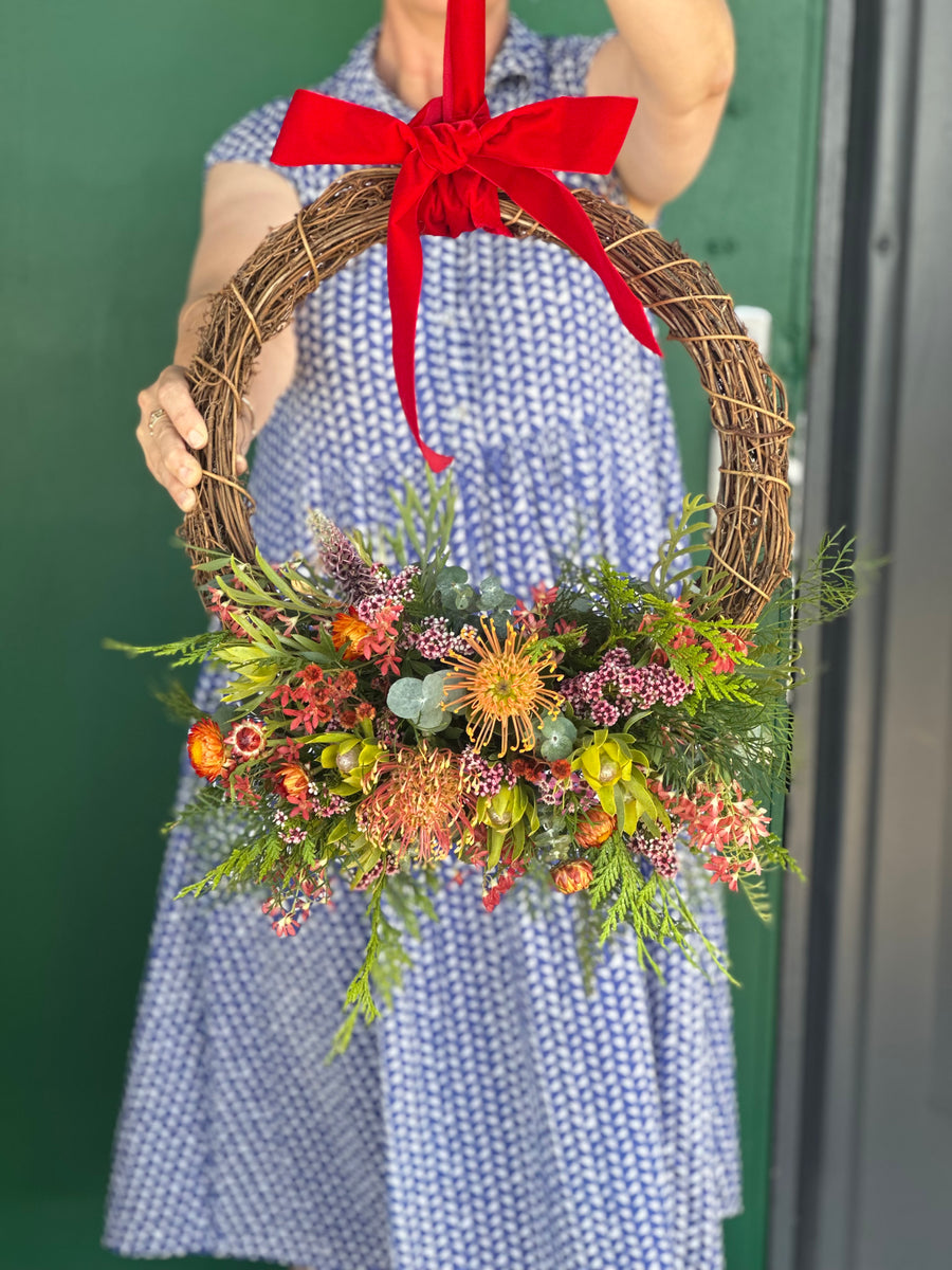 Christmas Wreath – One Little Farm