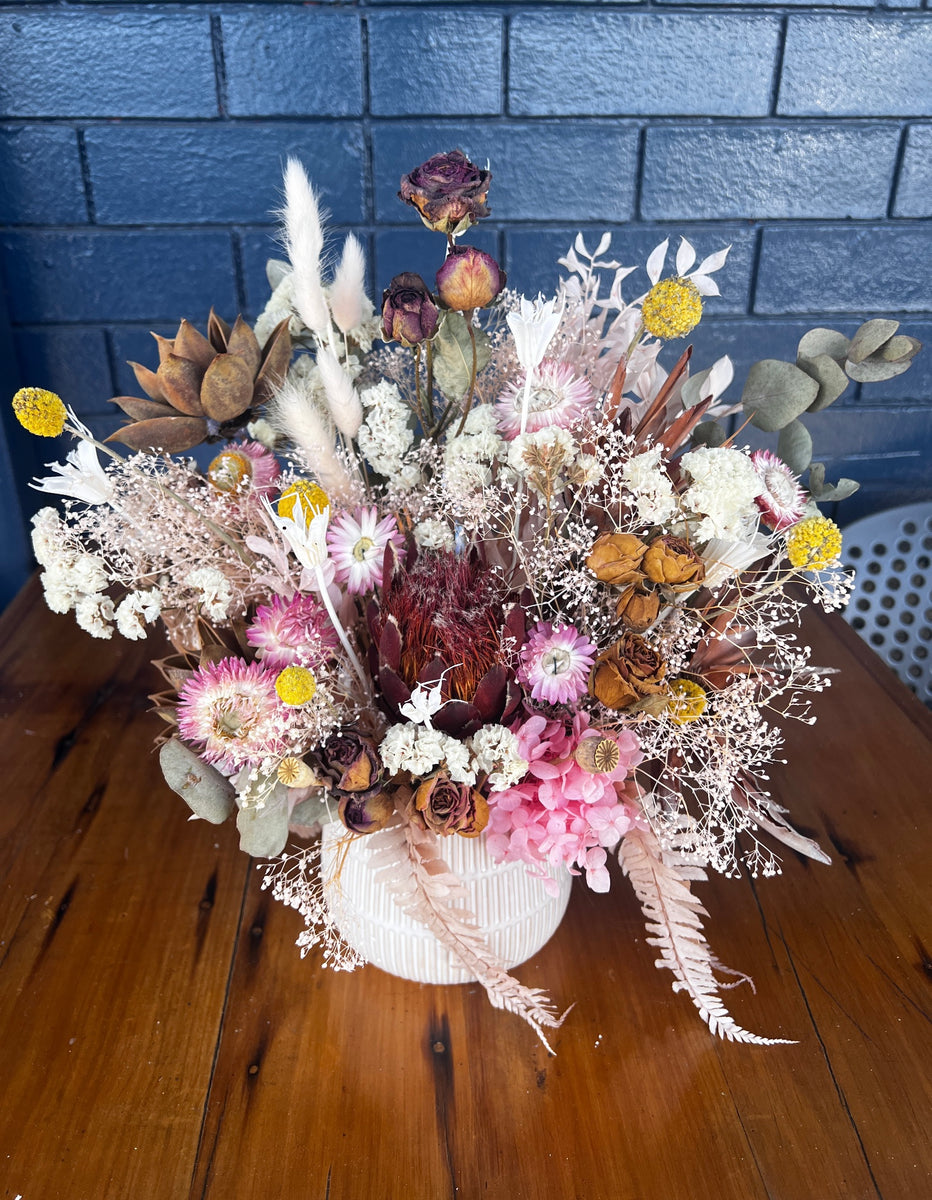 Dried Arrangements – One Little Farm